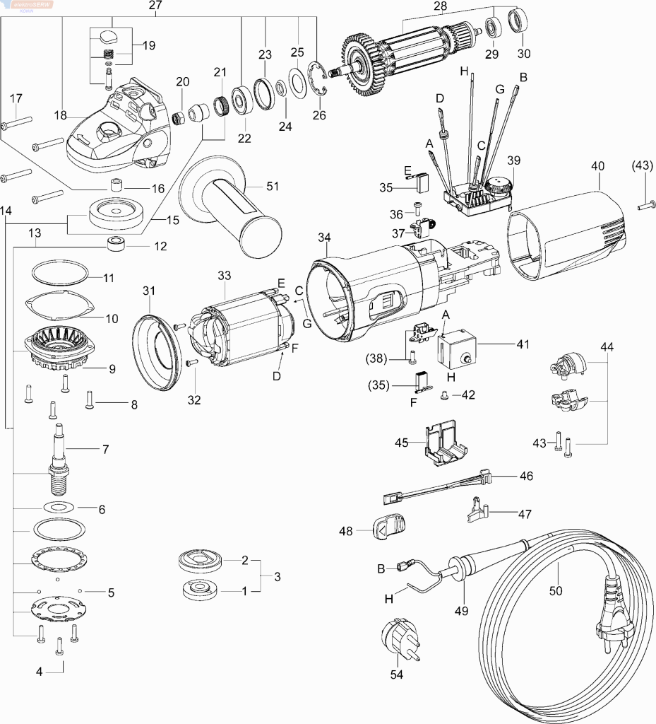Festool wirnik do szlifierki AG125-14 D